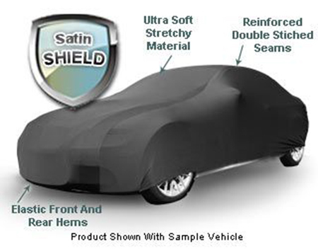 Indoor Black Satin Shield Car Cover - Carcovers.com | CarCovers.com